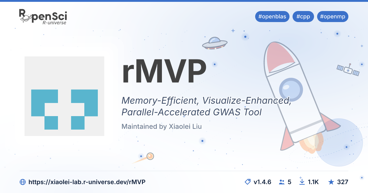 rMVP: Memory-Efficient, Visualize-Enhanced, Parallel-Accelerated GWAS Tool